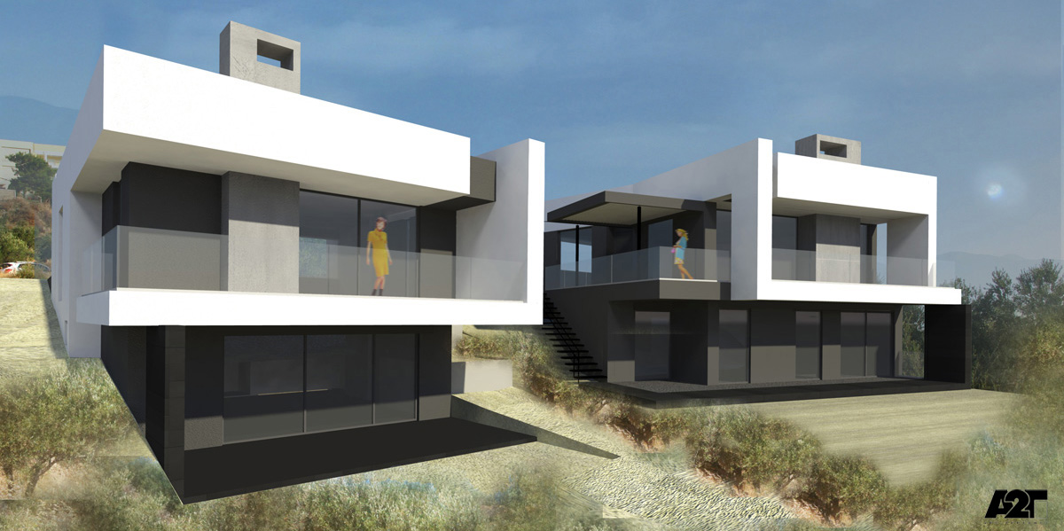 TWO HOUSES, Architect's Projects in Heraklion , tz.el Architecture