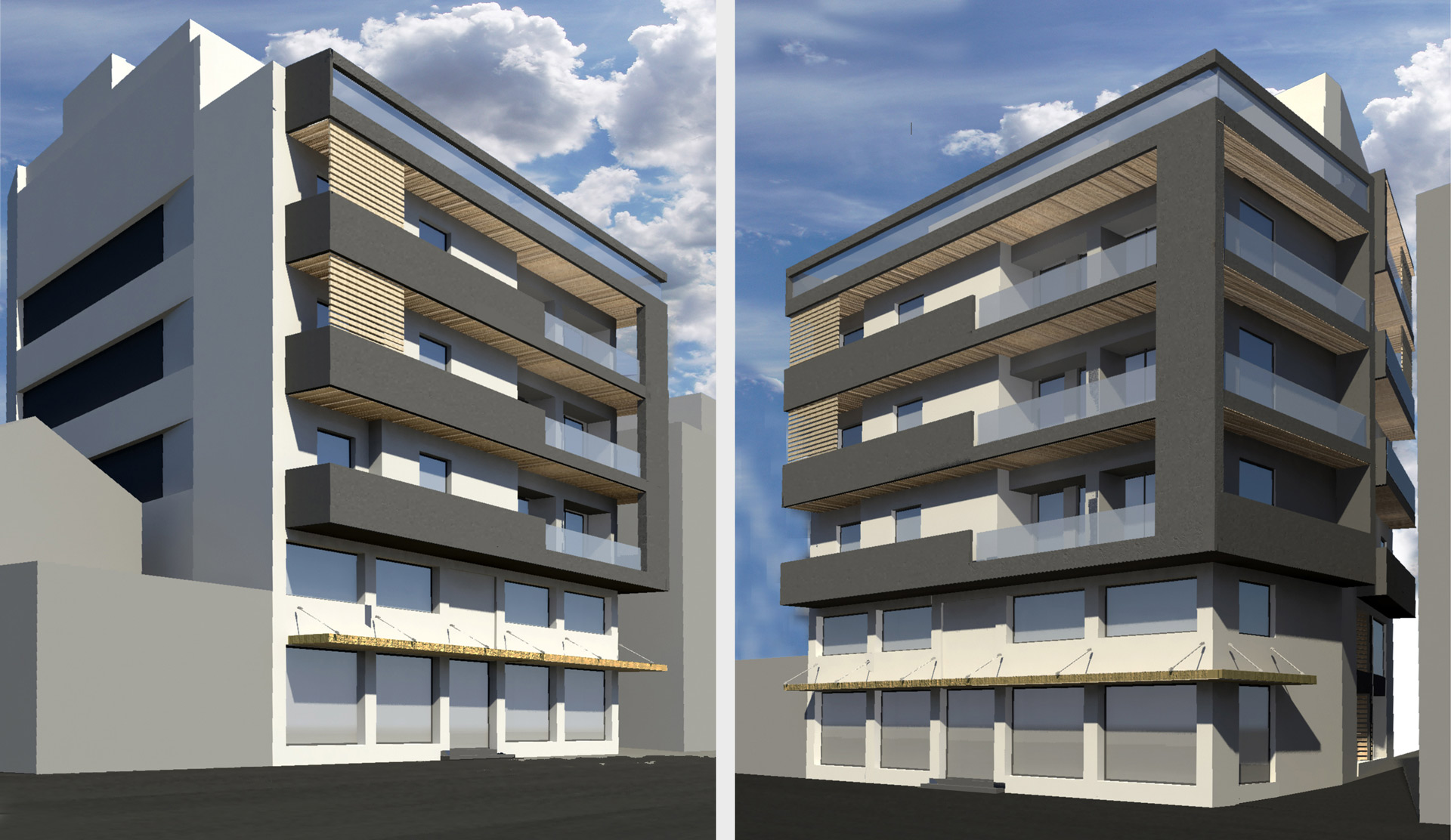 DOWNTOWN APARTMENT BUILDING, Architect's Projects in Heraklion , tz.el ...