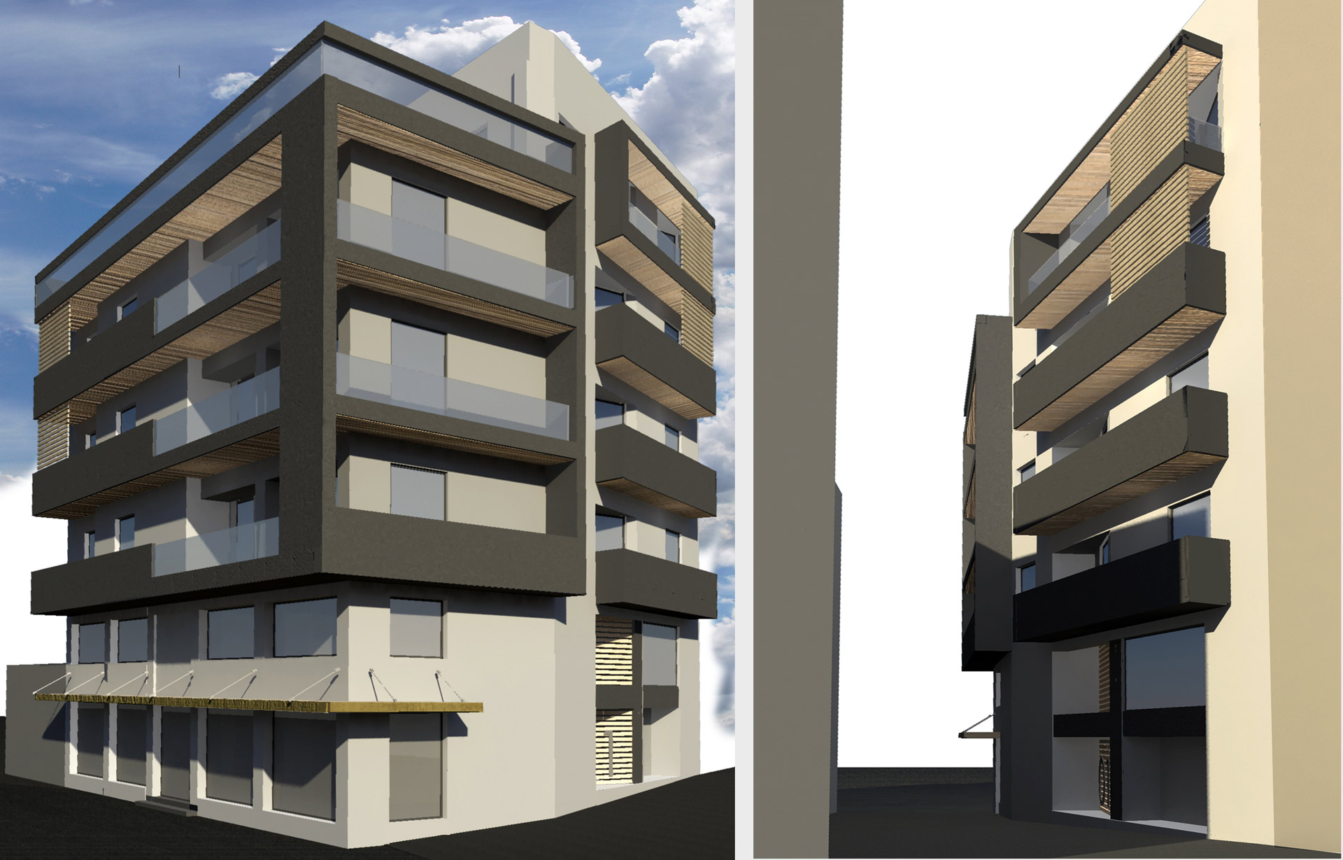DOWNTOWN APARTMENT BUILDING, Architect's Projects in Heraklion , tz.el Architecture