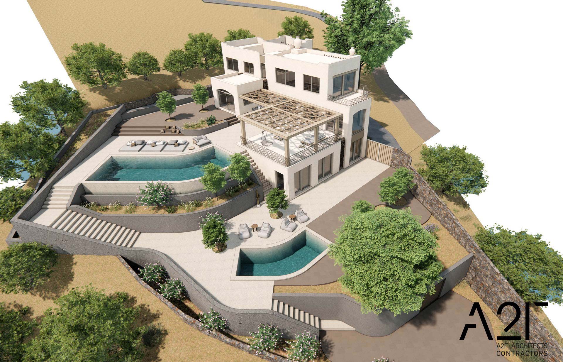 “PIGEON HOUSE” VILLA, Architect's Projects in Heraklion , tz.el Architecture